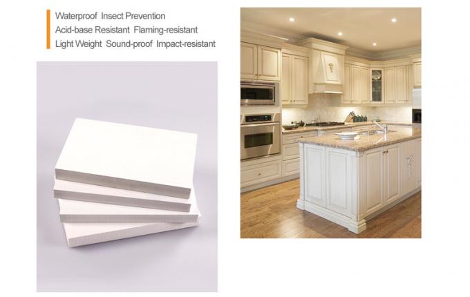 Customized Thickness PVC Foam Core Board Impact Resistance 1220 X 2440mm