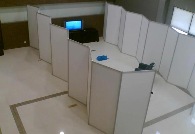 White 4x8 PVC Partition Board UV Coated Anti - Aging With Any Length SGS