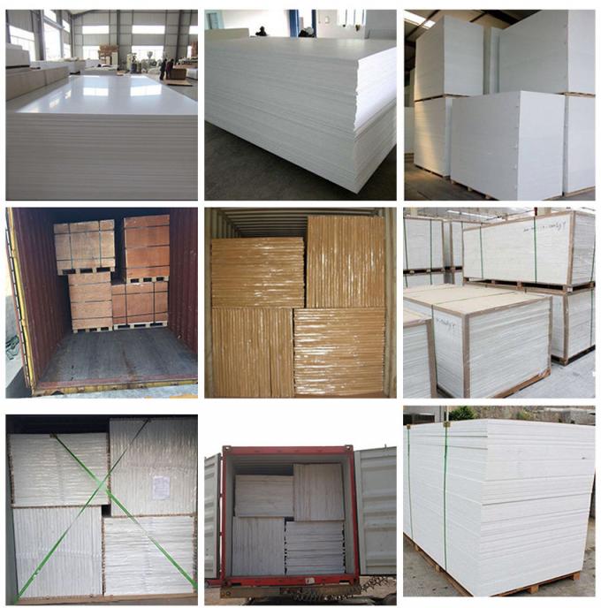 Construction White PVC Forex Sheet Self Adhesive Double Side Printing